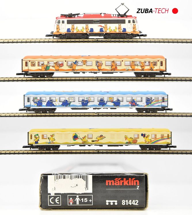 Märklin 81442 Personenzug Maus Showtrain 4-tlg Spur Z OVP (Gebraucht ...