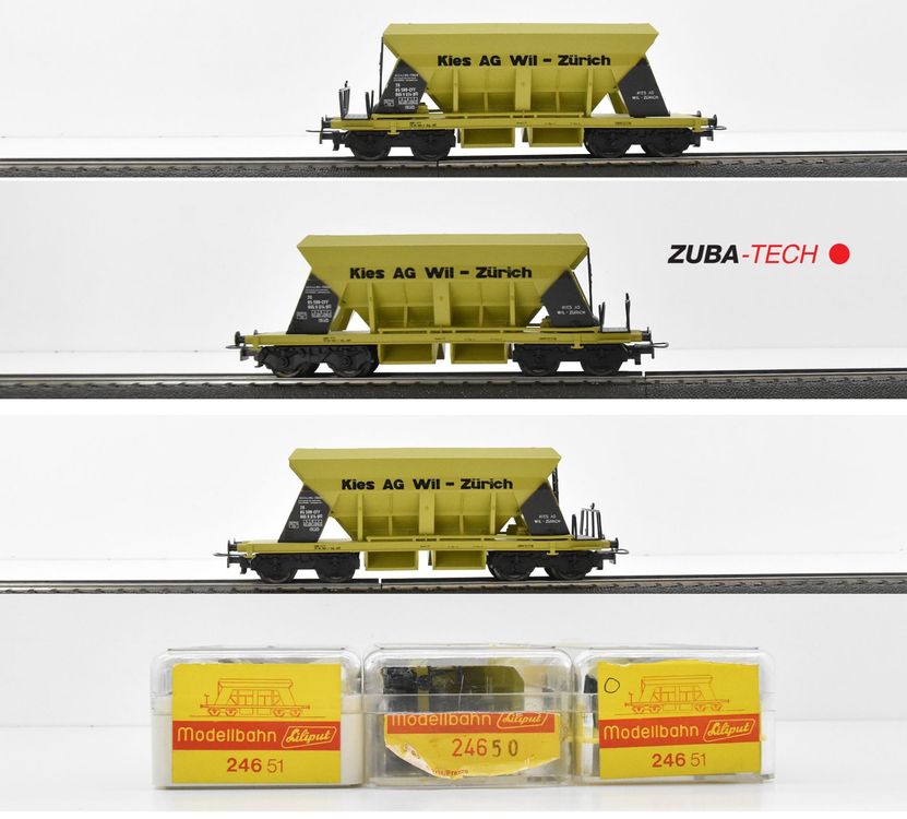 Liliput 3x Kieswagen der SBB H0 GS mit OVP (Gebraucht) in St. Gallen für CHF 36 – mit Lieferung ...