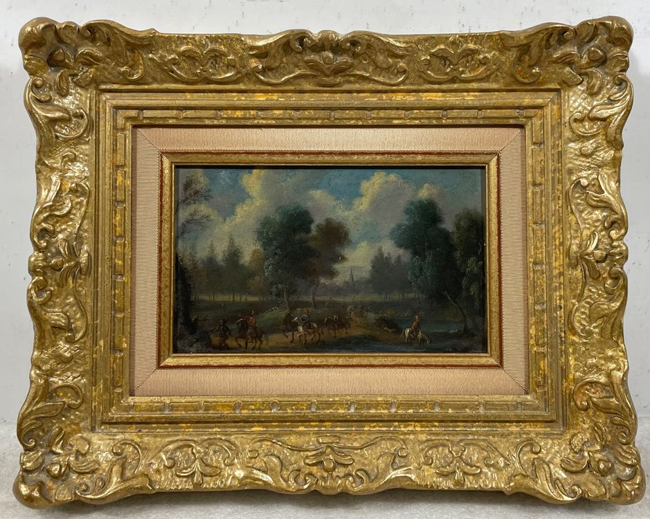 Antikes Gemälde mit einer Truppe auf Pferden (Gebraucht) in Root für CHF 305 – mit Lieferung auf ...