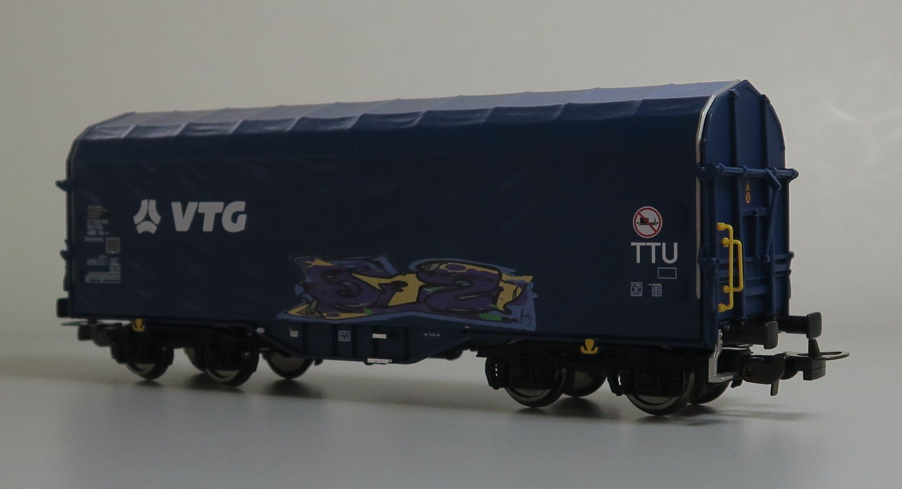 Piko 58965 Schiebeplanwagen der VTG mit Graffiti Ep. VI (Neu und ...