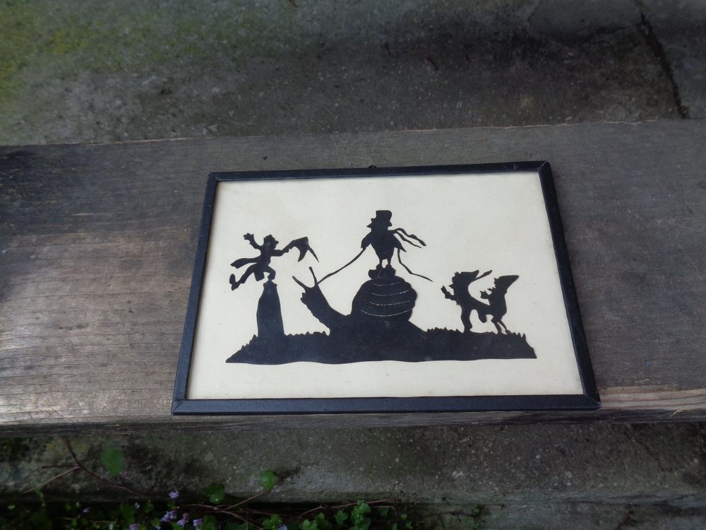 Scherenschnitt antik signiert | Kaufen auf Ricardo