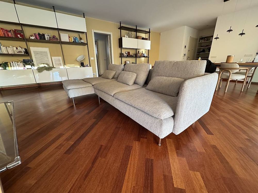 Divano SÖDERHAMN IKEA a 4 posti, chaise-longue beige/marrone (Usato) a ...