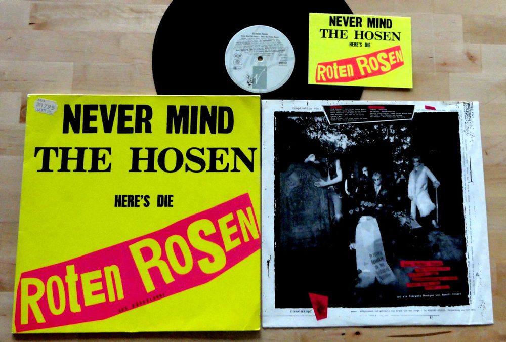 LP DIE ROTEN ROSEN never mind the hosen 1987 PUNK ROCK | Kaufen auf Ricardo
