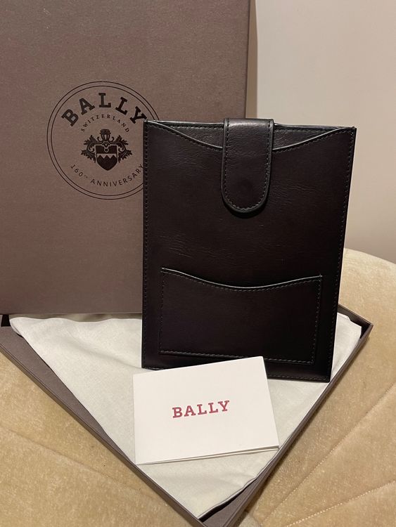 BALLY PASSHÜLLE IPHONE ETUI SCHWARZ LEDER MIT BOX | Kaufen auf Ricardo