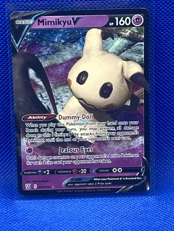 Pokemon Battle Styles / Mimikyu V 062 / 163 EN (Neu (gemäss ...