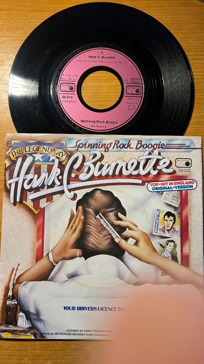 Hank Burnette - Spinning Rock Boogie / 1. D-Press. 1976 (Gebraucht) in ...