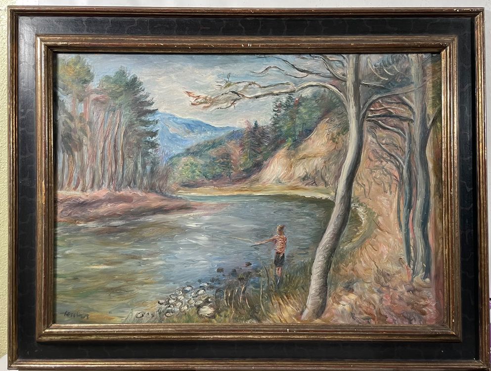 Hermann Huber (1888-1967) grosses Gemälde (Gebraucht) in Root für CHF ...