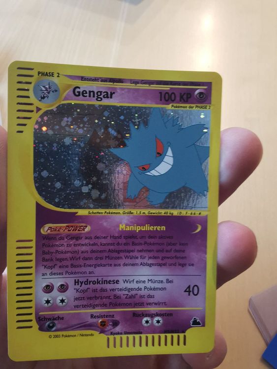 POKEMON GENGAR SKYRIDGE HOLO DE MINT | Kaufen auf Ricardo