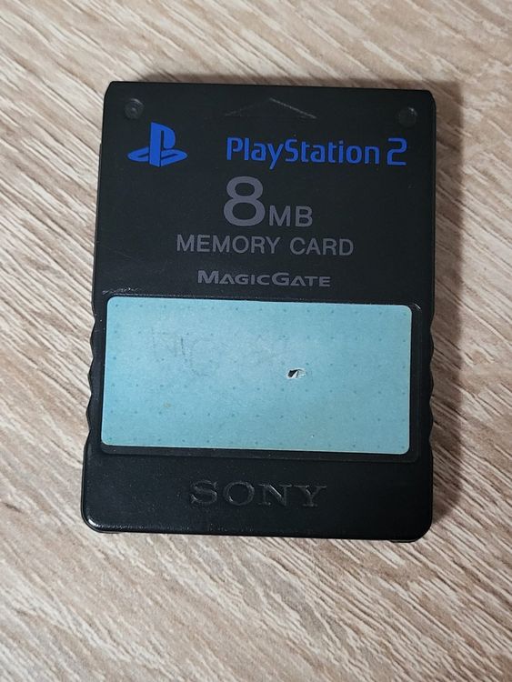 SONY PlayStation 2 Memory Card 8MB schwarz PS2 | Kaufen auf Ricardo