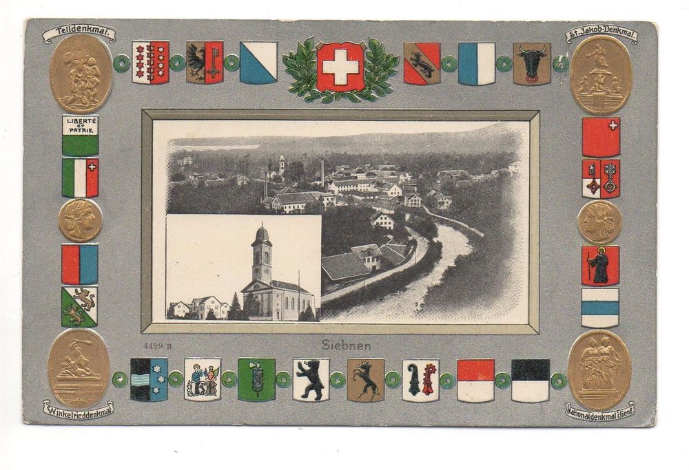 PRÄGE-AK Wappen 22 Kantone SIEBNEN (Gebraucht) in Jona für CHF 19.9 – mit Lieferung auf Ricardo ...