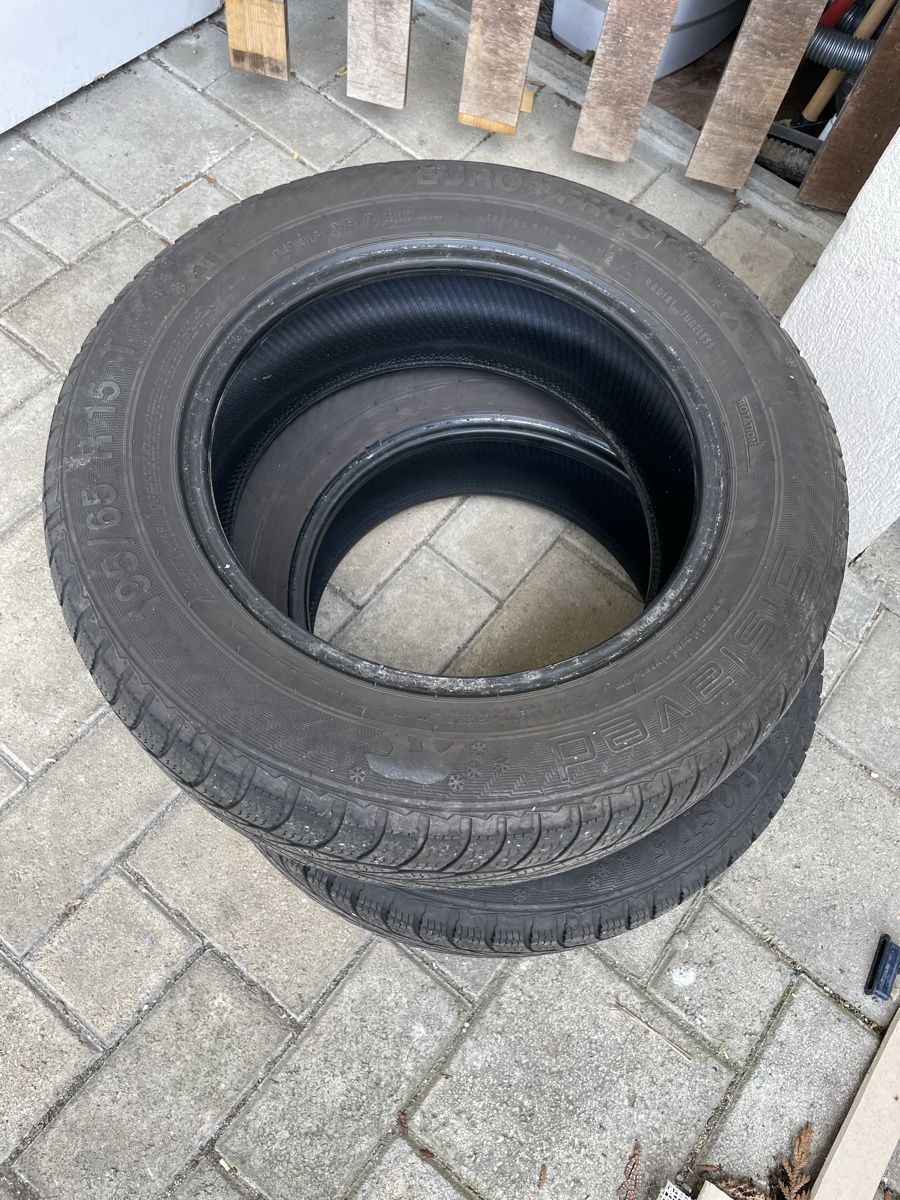Winter Tyres: 195/65 R15, Good Condition, Set of 2 Tires (Gebraucht) in ...