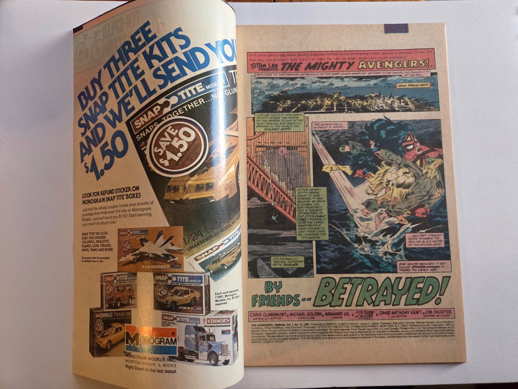 AVENGERS ANNUAL #10 (Marvel, 1981) 1ST Rogue KEY! (Gebraucht) in Zürich ...