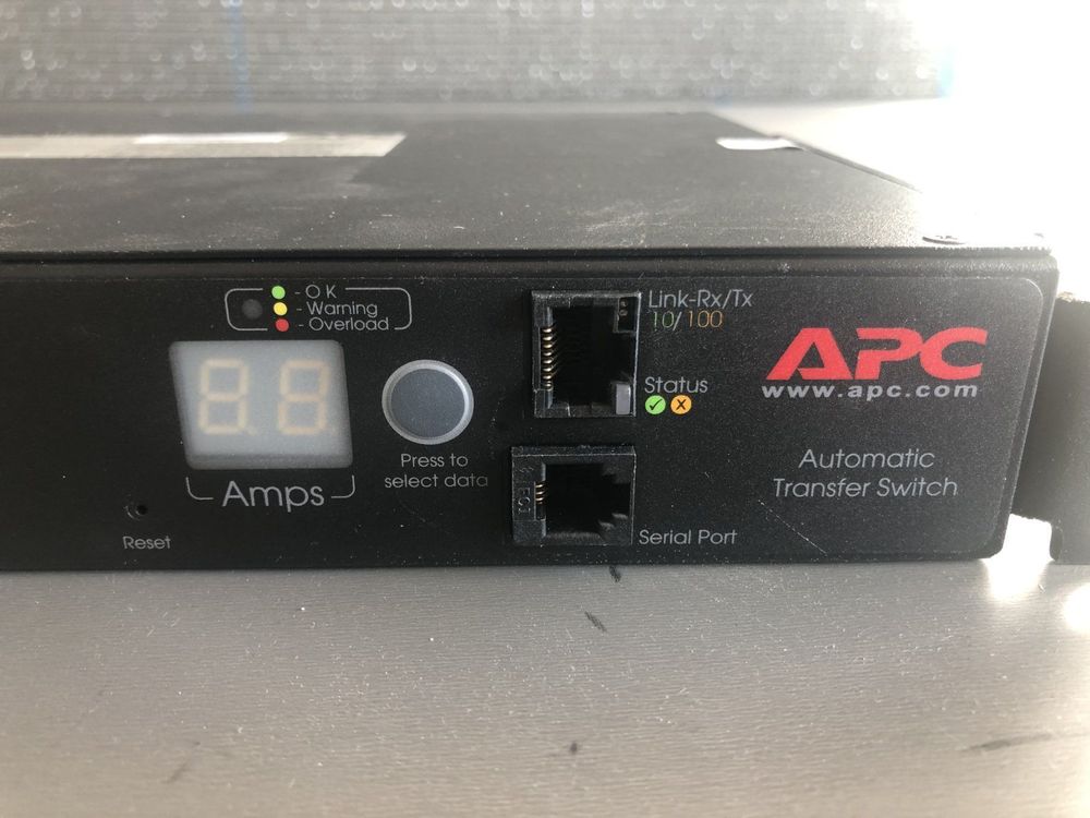 APC Automatic Transfer Switch ATS AP7721 | Kaufen auf Ricardo