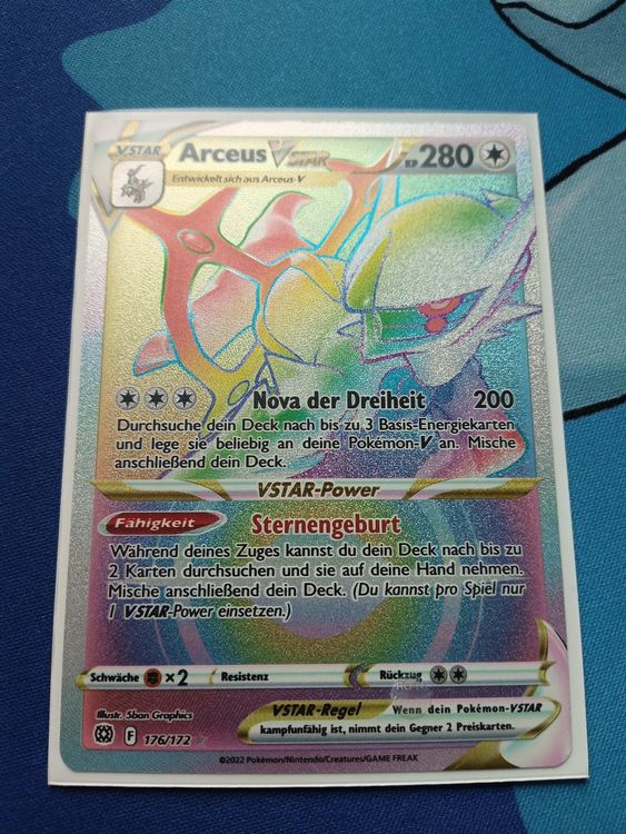 Arceus VStar Rainbow Rare - DEUTSCH | Kaufen auf Ricardo