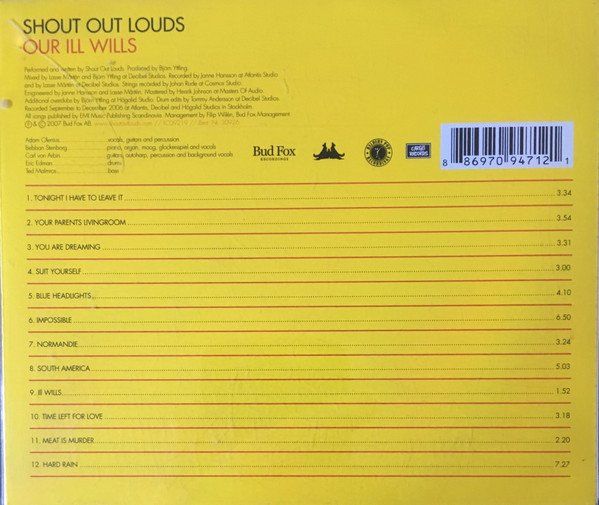 CD Shout it out Louds - Our ill wills (2007) (Gebraucht) in Möriken AG ...