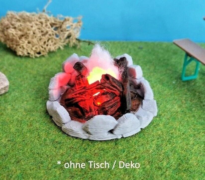 Schne Lagerfeuer Mit Led Ebenbild