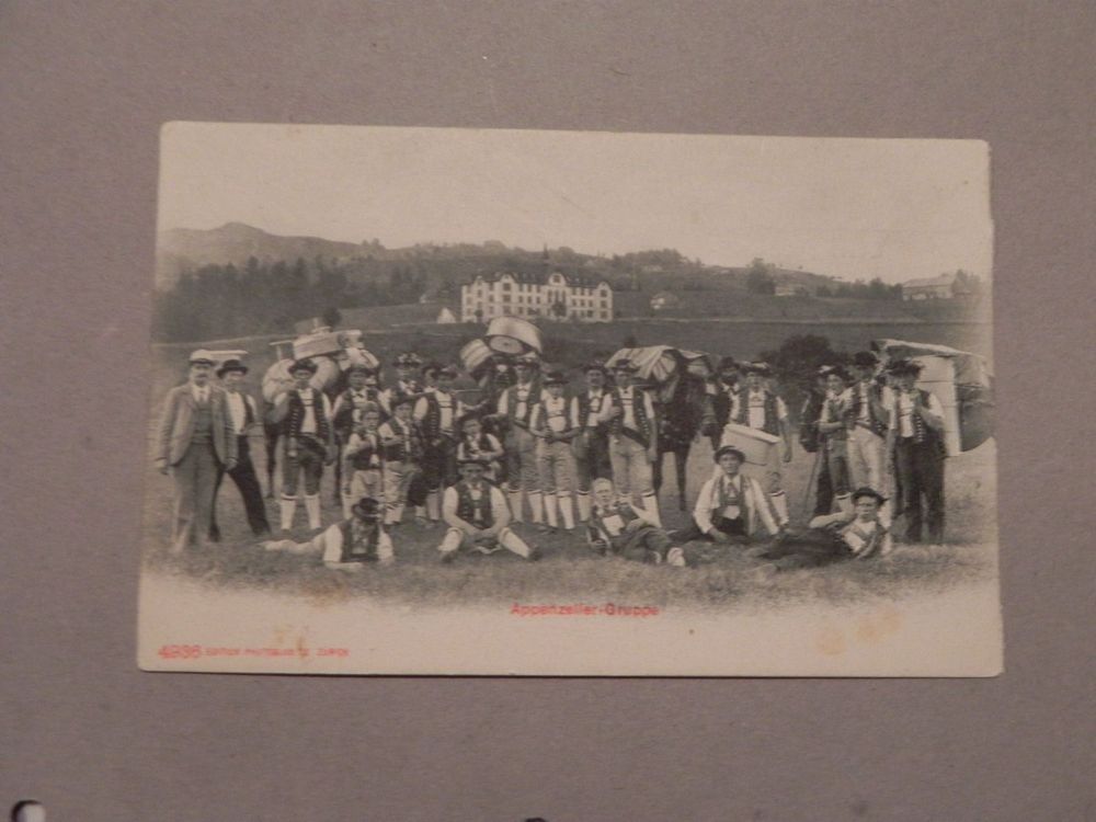 Karte Appenzell Bauer Folklore 1910 (Gebraucht) in Siebnen für CHF 16.2 ...