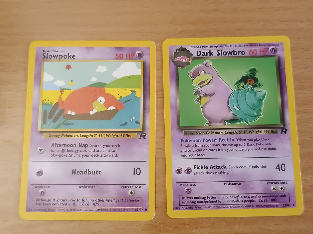 Slowpoke & Dark Slowbro - Team Rocket ENG (Gebraucht) in Luzern für CHF ...