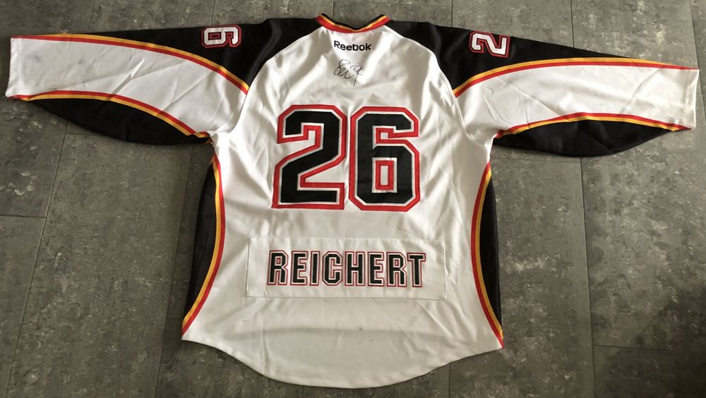 EISHOCKEY Gameworn Trikot European Trophy Mark Reichert SCB (Gebraucht ...