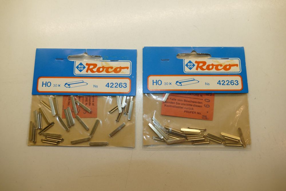Roco H0: 60xSchienenverbinder (Neu und originalverpackt) in Niederhasli ...