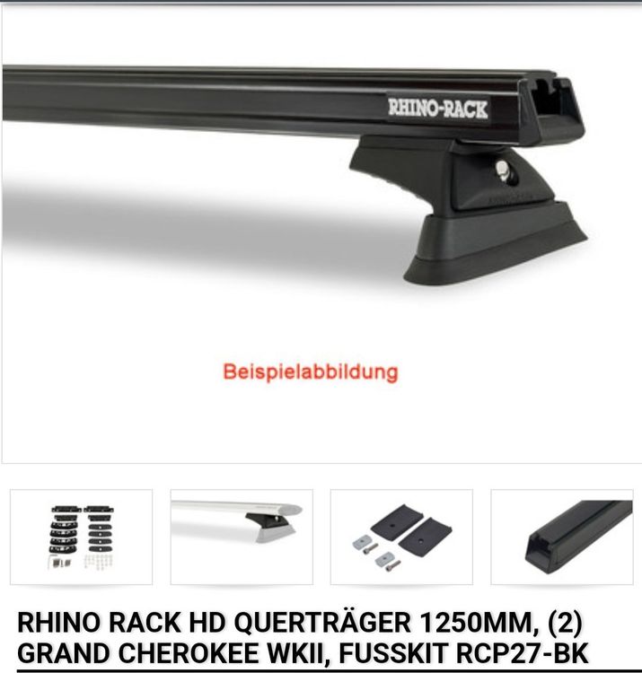 Jeep Grand Cherokee WK 2 Dachträger rhino rack | Kaufen auf Ricardo