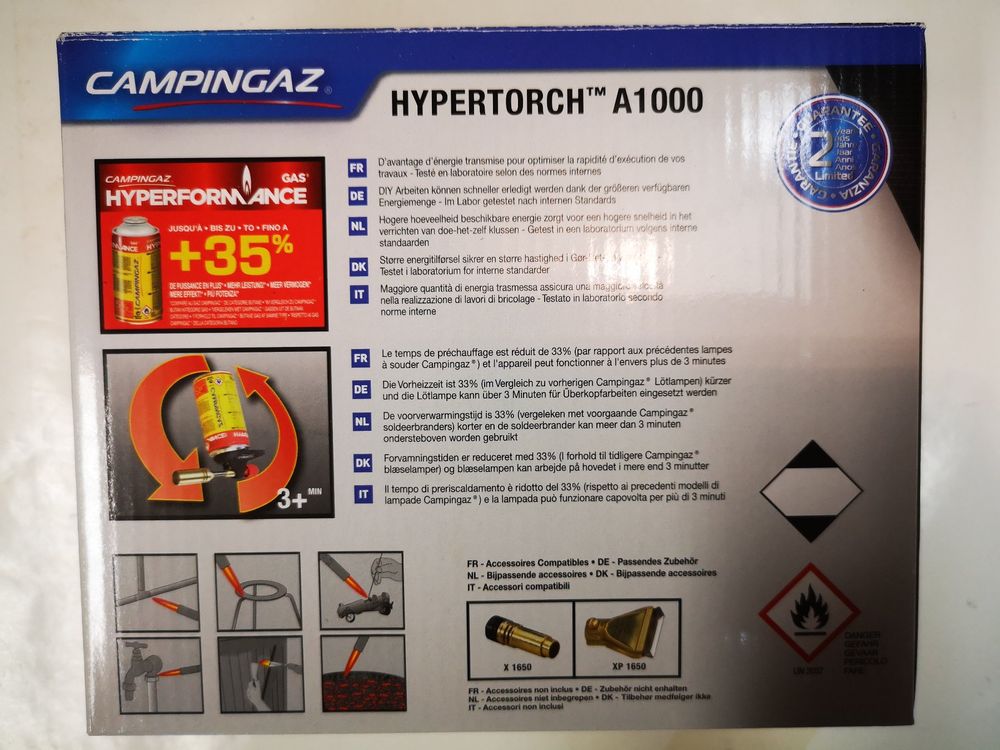 Gasbrenner klein mit Vorsätzen (Neu und originalverpackt) in Arni AG für CHF 10 – mit Lieferung ...