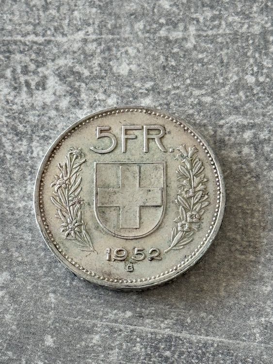 5 Franken 1952 sehr schön (Gebraucht) in Wallisellen für CHF 25 – mit Lieferung auf Ricardo kaufen