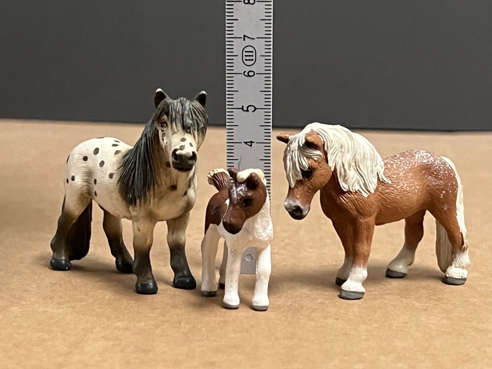 Schleich Falabella Wallach Stute Fohlen Pferd Pferde (Gebraucht) in Ennetbaden für CHF 26 – mit ...