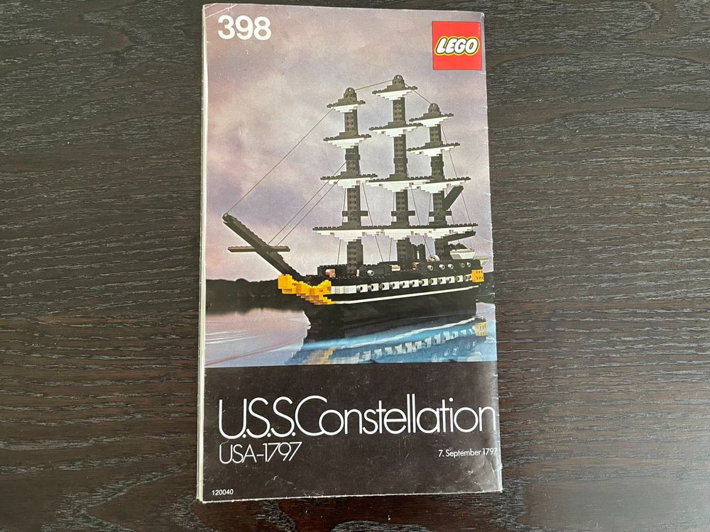 LEGO Hobby Set # 398 USS Constitution Ship 1978 | Kaufen auf Ricardo