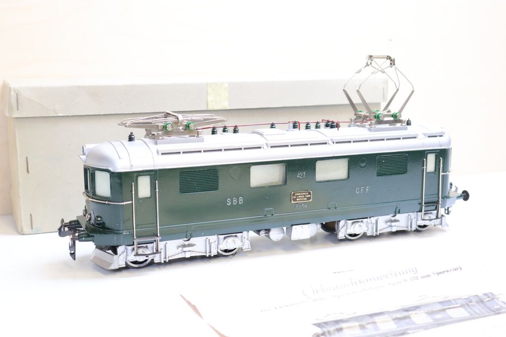 HAG SBB Re 4/4 E-Lok 550 "Zwei Motoren" - Spur 0 3-Leiter (Gebraucht ...