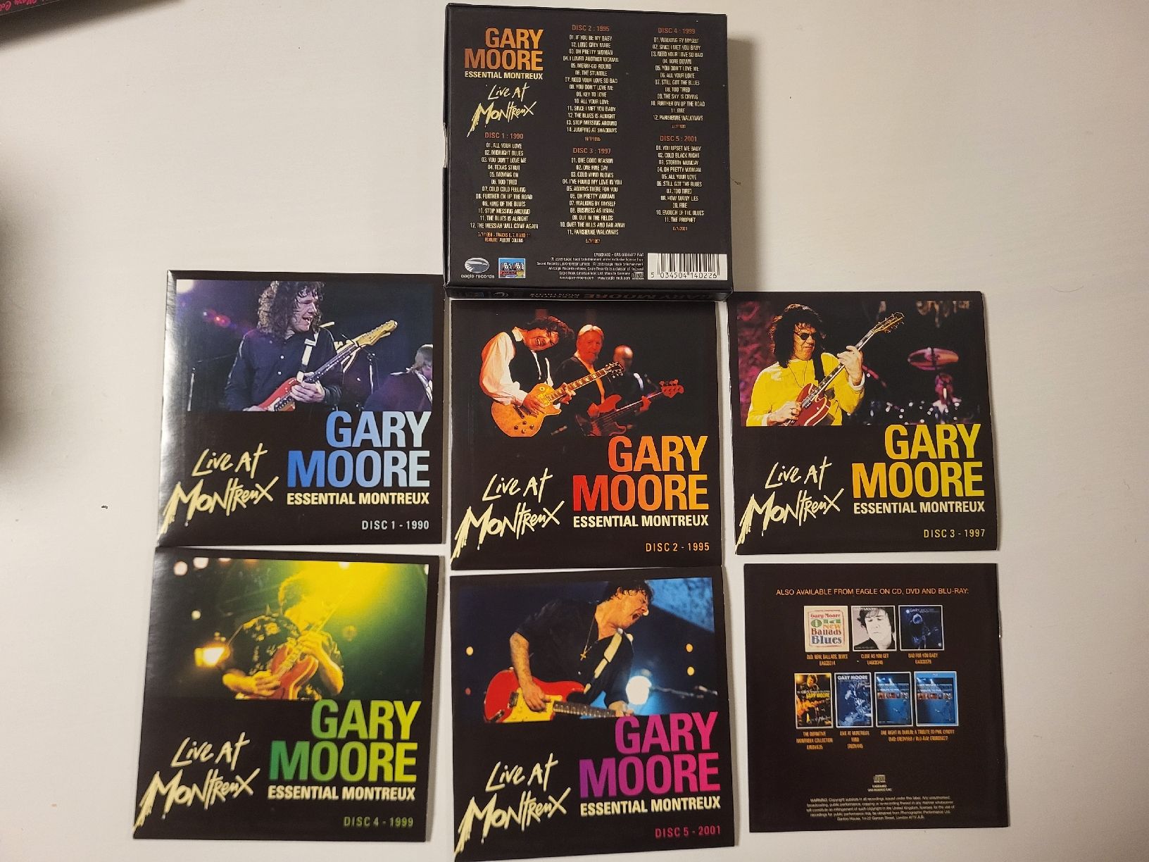 Gary Moore - Live at Montreux - Special Edition 5 CD Set (Neu (gemäss ...