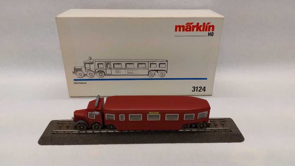 TOP Märklin HO 3124 Schienenbus "Micheline"AC mit OVP (Neu (gemäss Beschreibung)) in Dornach für ...