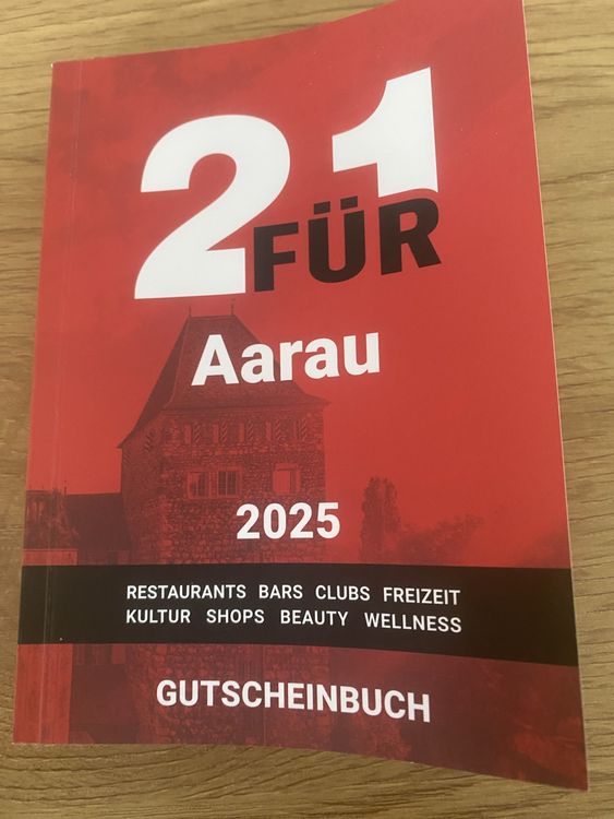 10 zufällige 2:1-Gutscheine Gutscheinbuch Aarau (Neu (gemäss Beschreibung)) in Liestal für CHF 2 ...