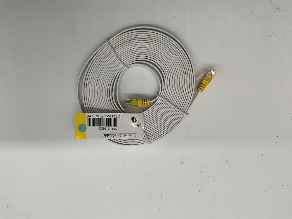 Swisscom Gigabit Ethernet Kabel 5 Meter NEU (Neu (gemäss Beschreibung ...
