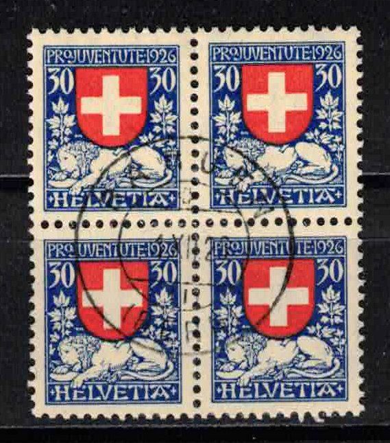 Pro Juventute 1926, J40 im 4er-Block, Ersttag "1.XII.1926" | Kaufen auf Ricardo