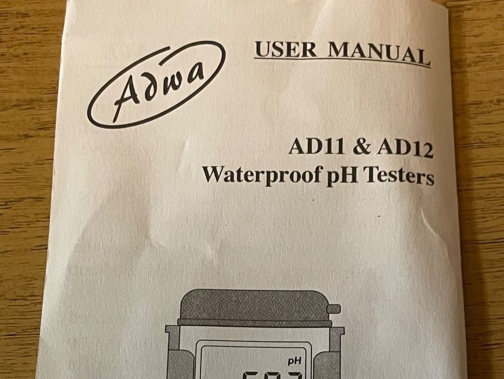 Adwa 11 PH Sondenmessgerät für Gartenprofis, mit 2 Sonden!!! (Gebraucht) in Giubiasco für CHF 12 ...