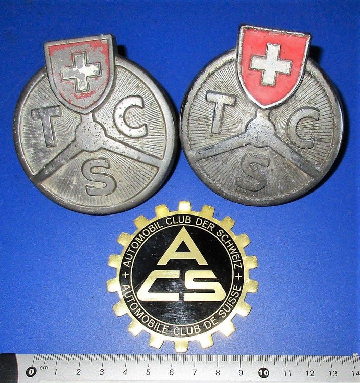ACS Plakette Emblem TCS Plakette Emblem (Gebraucht) in für CHF 20 – mit ...