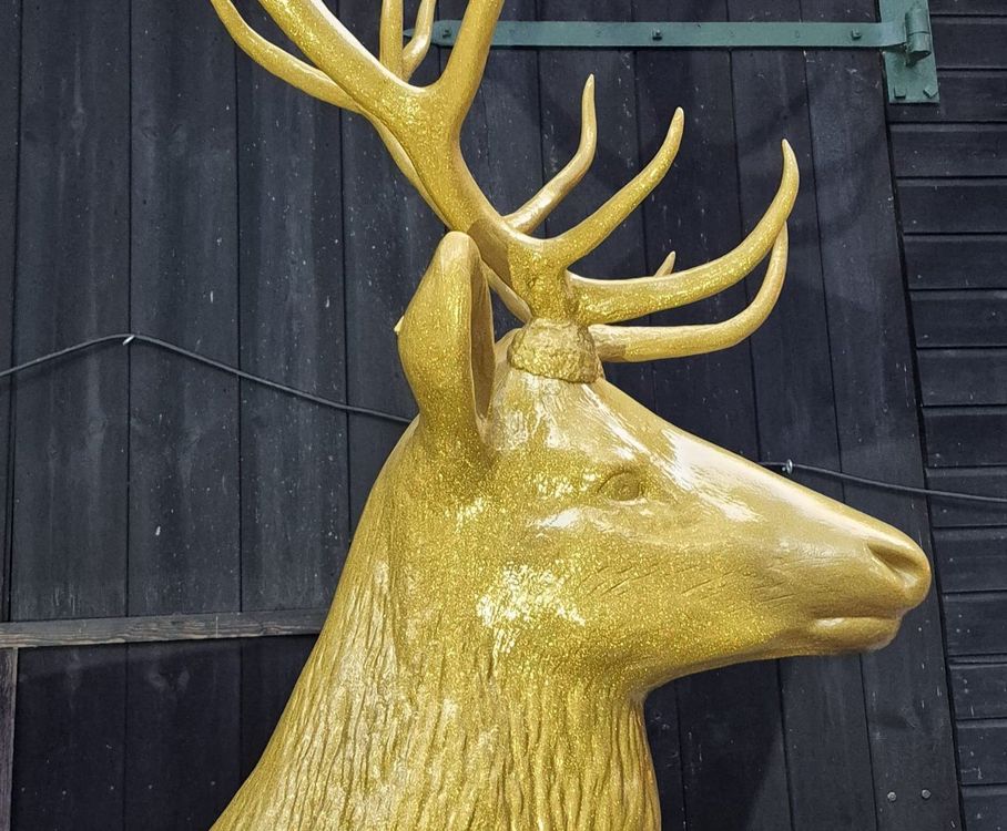 Hirsch mit Glitzer Cervo con glitter Cerf avec paillettes (Neu und ...