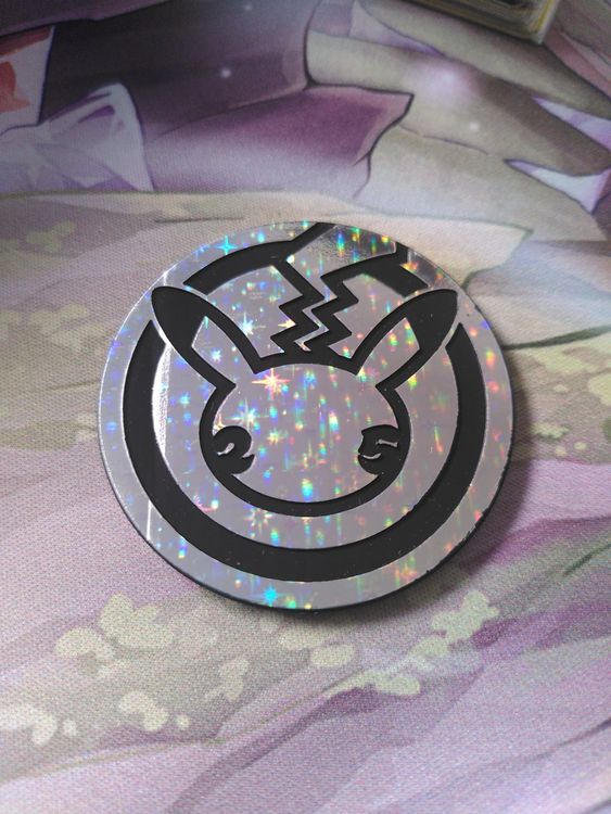 Pokemon Coin 25 Years Celebration Silver Prisma (Neu (gemäss ...