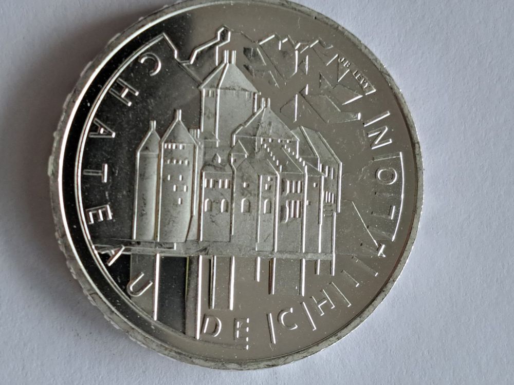 20 Fr. Gedenkmünze 2004 Schloss Chillion (Gebraucht) in Bazenheid für CHF 27.2 – mit Lieferung ...