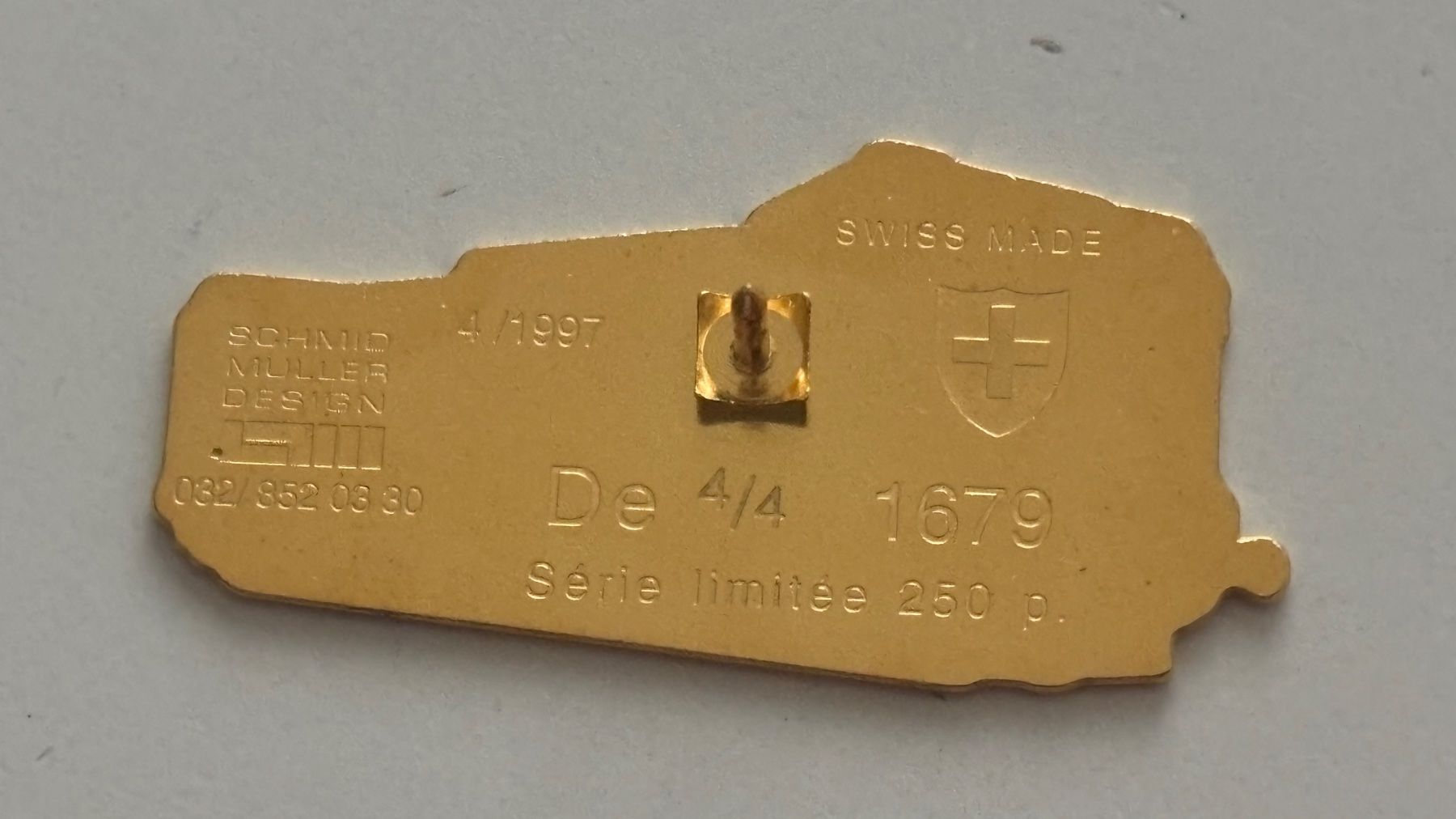 Pin's Schmid & Muller Design - SBB CFF FFS - De 4/4 1679 (D'occasion) à ...