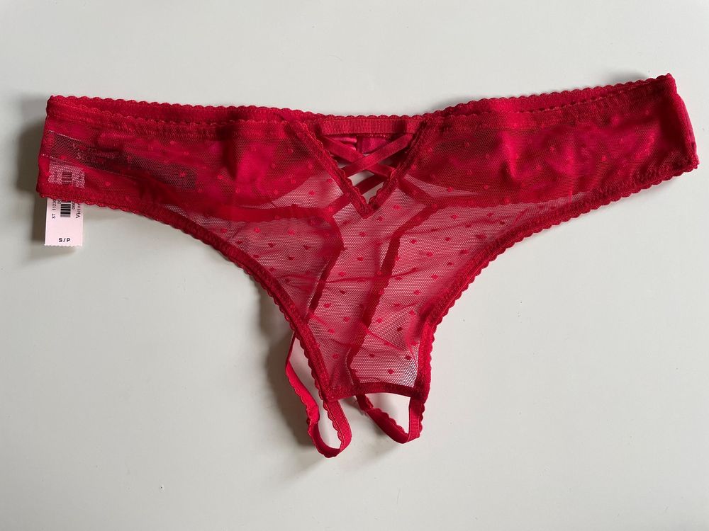 Victorias Secret Very Sexy Bow Crotchless Thong S New Kaufen Auf Ricardo