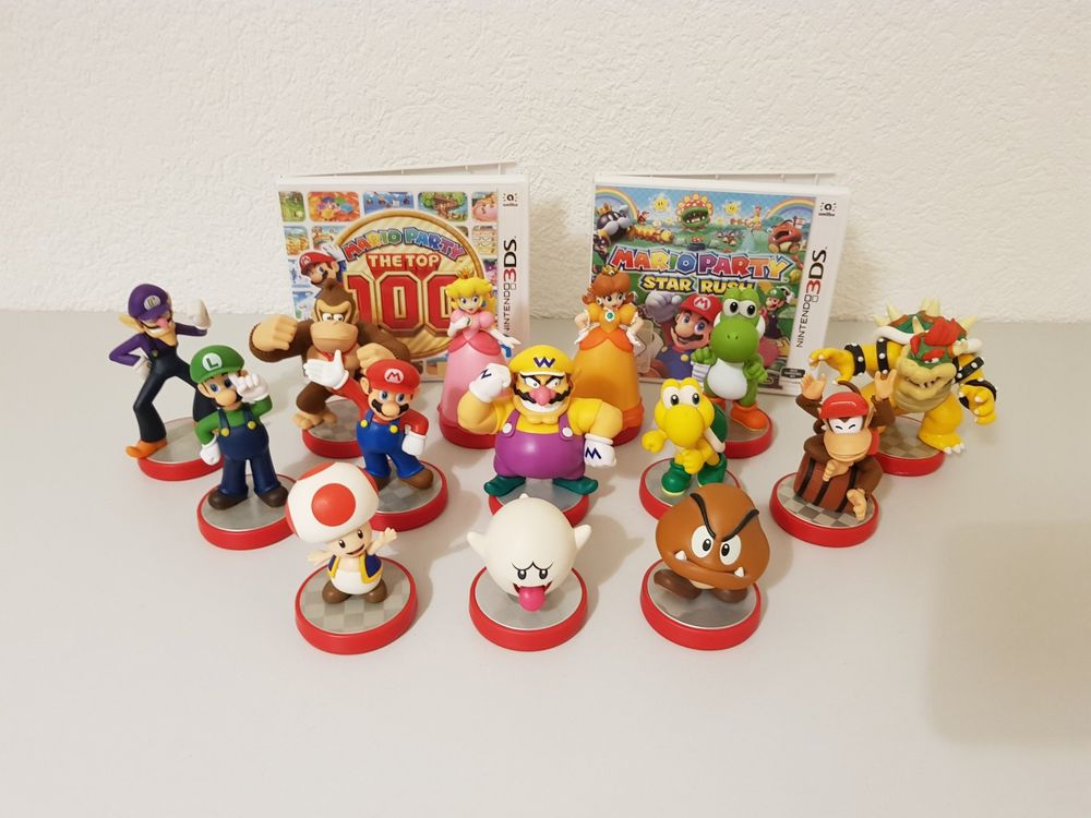 14x amiibo Super Mario inkl. 2 Games | Kaufen auf Ricardo