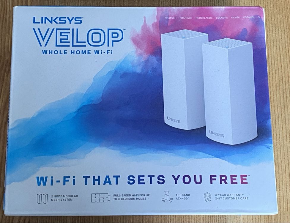 Linksys Velop WHW03 Mesh WLAN Router 2er Set (Gebraucht) in Zürich für CHF 50 – mit Lieferung ...