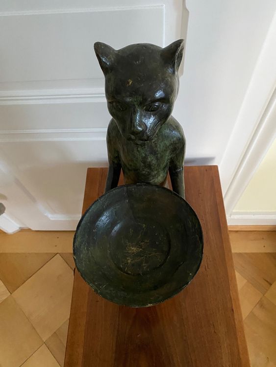 Bronze Skulptur CAT BUTLER | Kaufen auf Ricardo