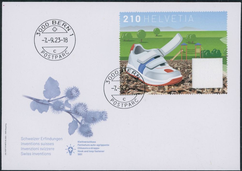 2023 - Klettverschluss - Blockausschnitt - FDC ET | Kaufen auf Ricardo