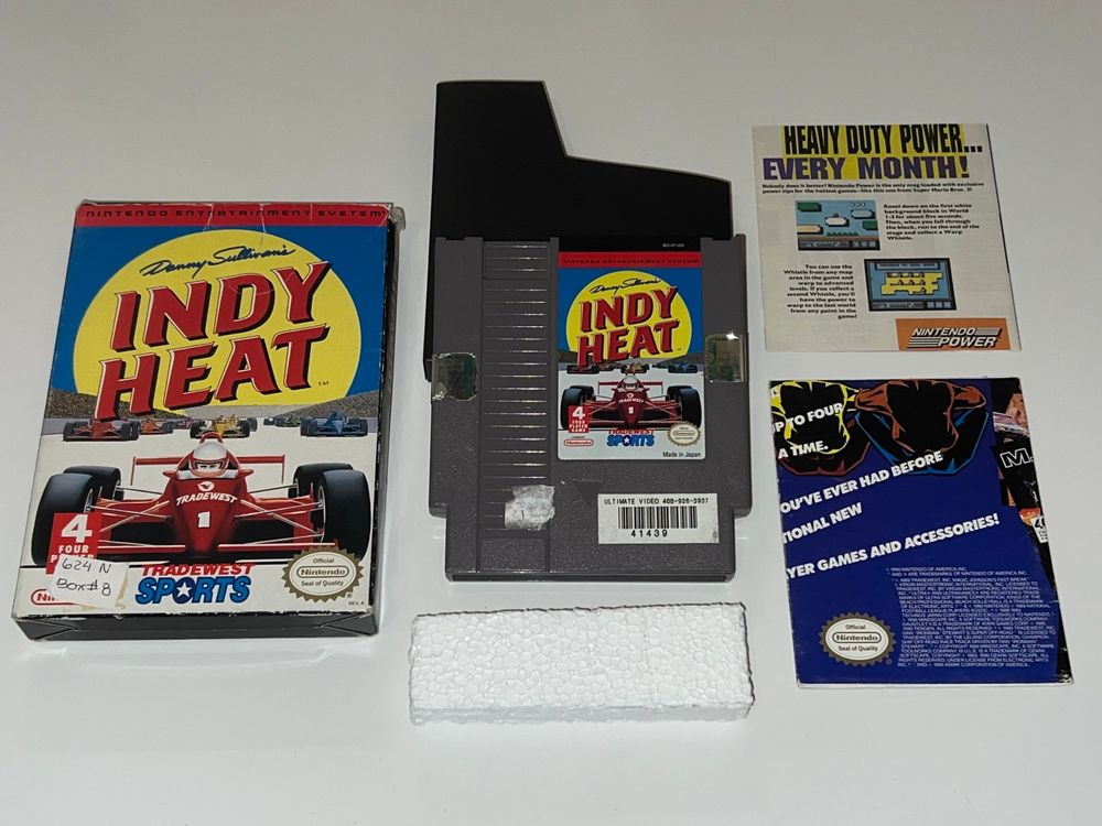 NES Spiel - Danny Sullivan's Indy Heat (OVP) [USA-Version] (Gebraucht ...