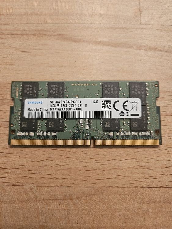 16GB RAM DDR4 2400T | Kaufen auf Ricardo