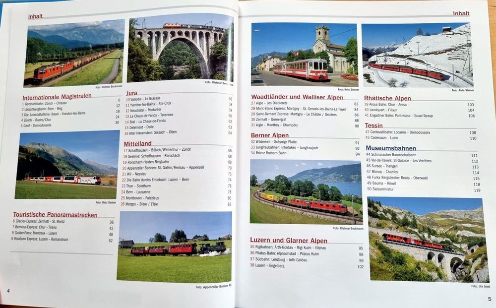 Die Schönsten Eisenbahnen der Schweiz, 5o Traumstrecken (Neu und originalverpackt) in Teufen AR ...