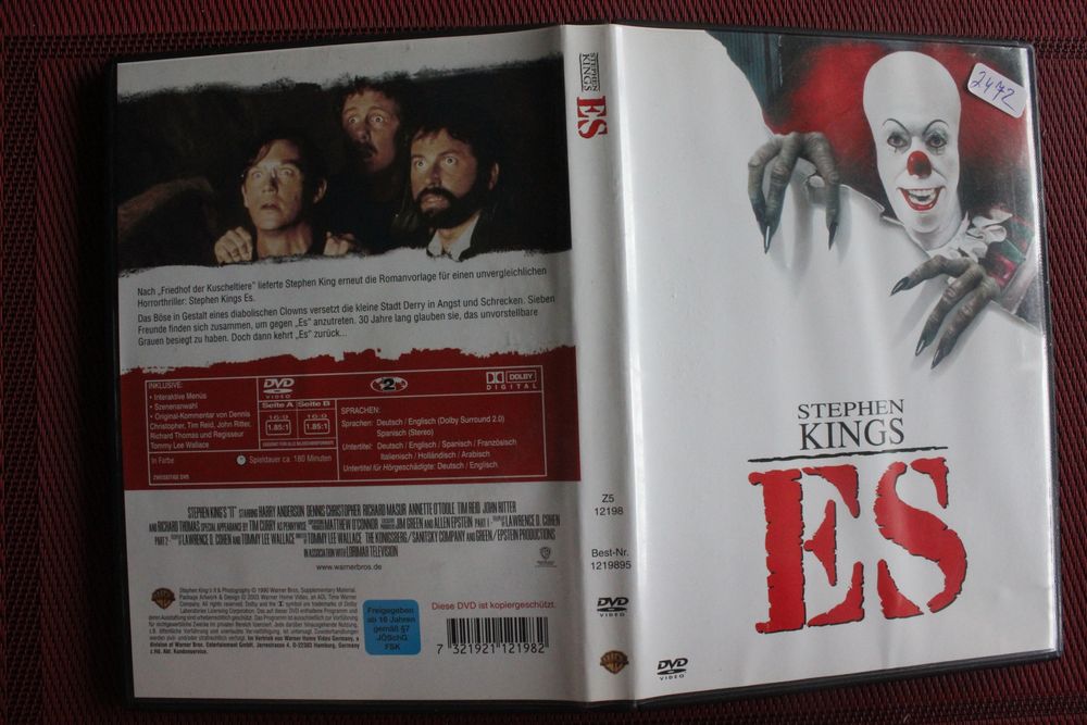 Stephen Kings Es [ DVD ] SnapCase | Kaufen auf Ricardo